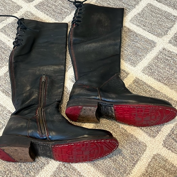 Bed Stu | Shoes | Black Bed Stu Manchester Knee Boots In Great ...
